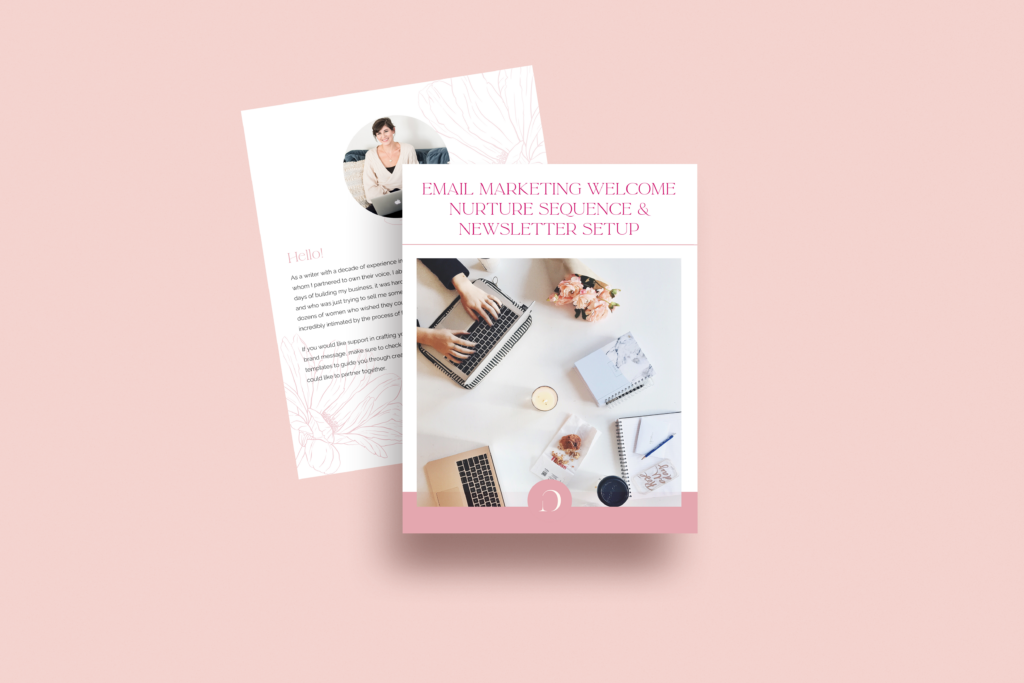 Email Marketing Welcome Sequence & Newsletter Template | Danielle Cook